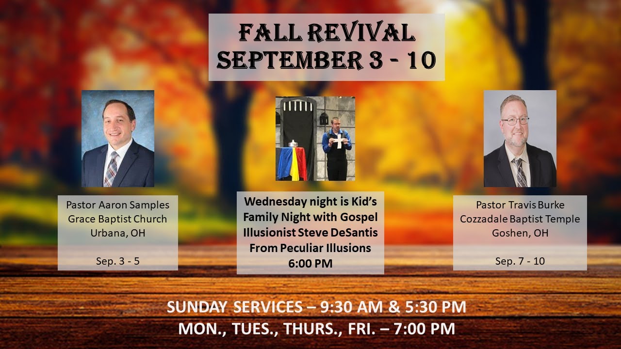 FALL REVIVAL 2023 - YouTube