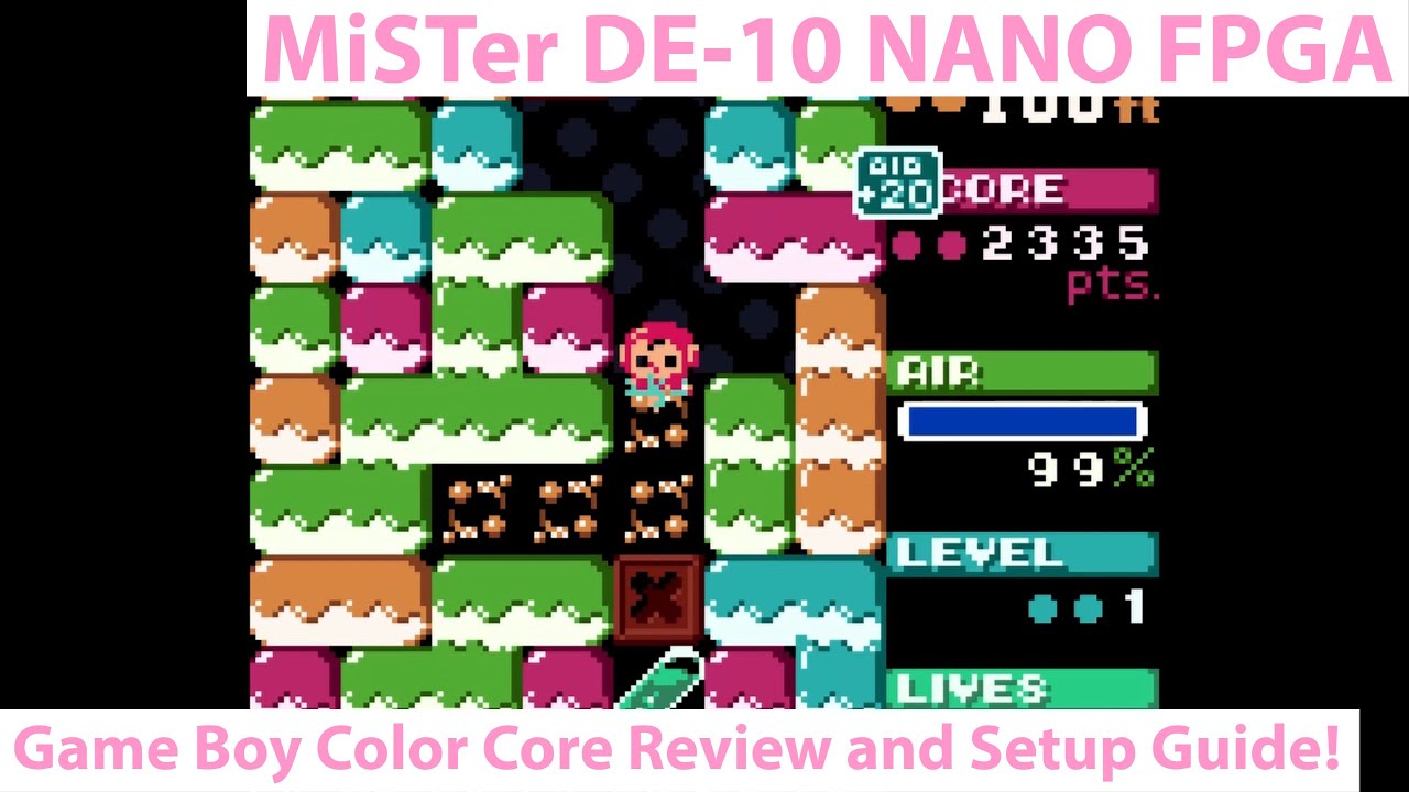 MiSTer FPGA DE-10 Nano - Game Boy Color Core Review and Setup Guide ...