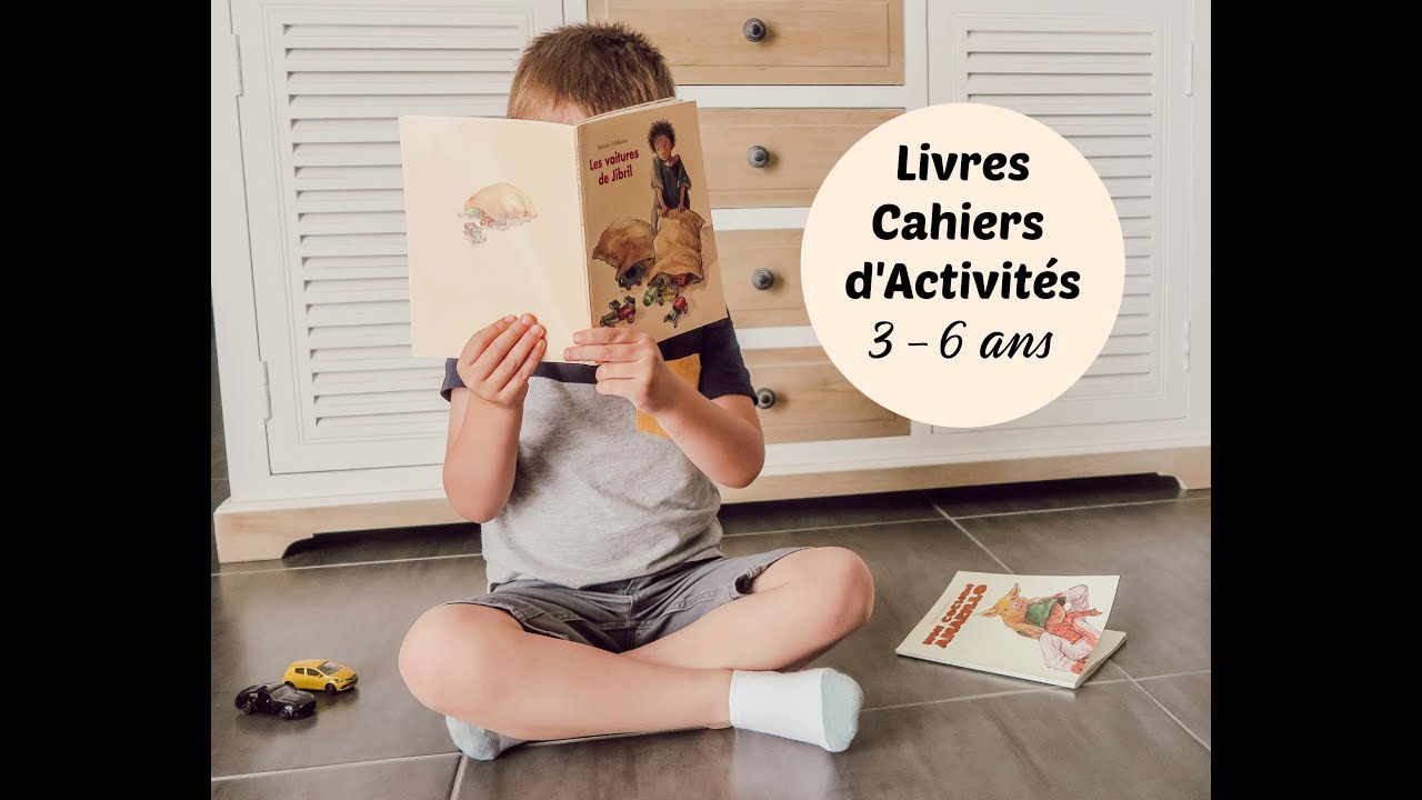 Livres pour enfants et cahiers d'activités - 3 à 7 ans - YouTube