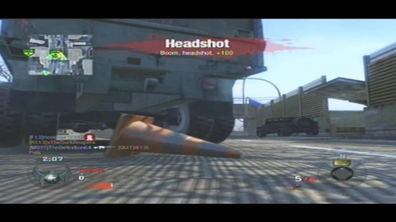 Black Ops: WA2000 Lucky Headshot? - YouTube