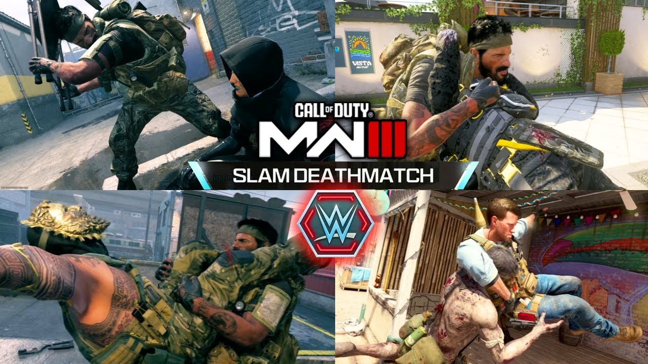 🔴All WWE SLAM FINISHING Moves in Modern Warfare 3 Season 5!! - YouTube