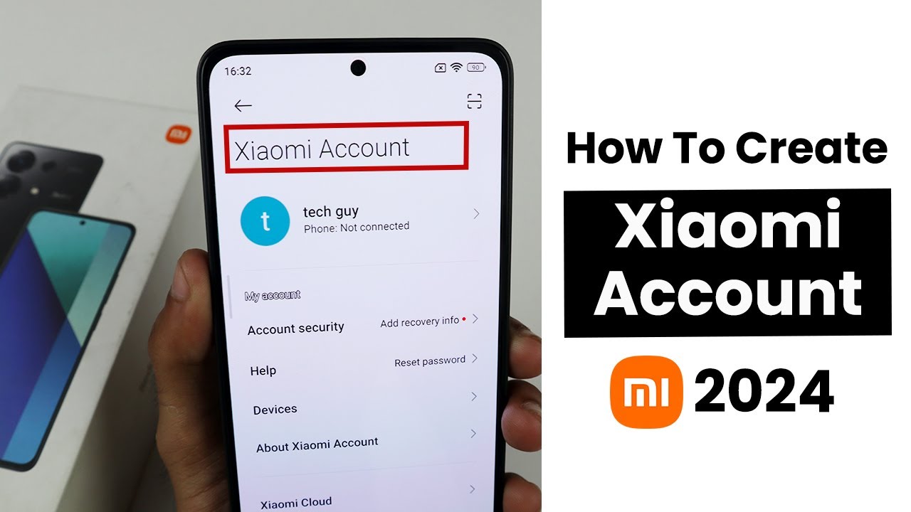 Create Xiaomi Account In Redmi Note 13 | Sign In Xiaomi Account - YouTube