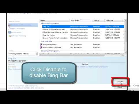 Your easy step-by-step Guide How to Uninstall Bing Toolbar - YouTube