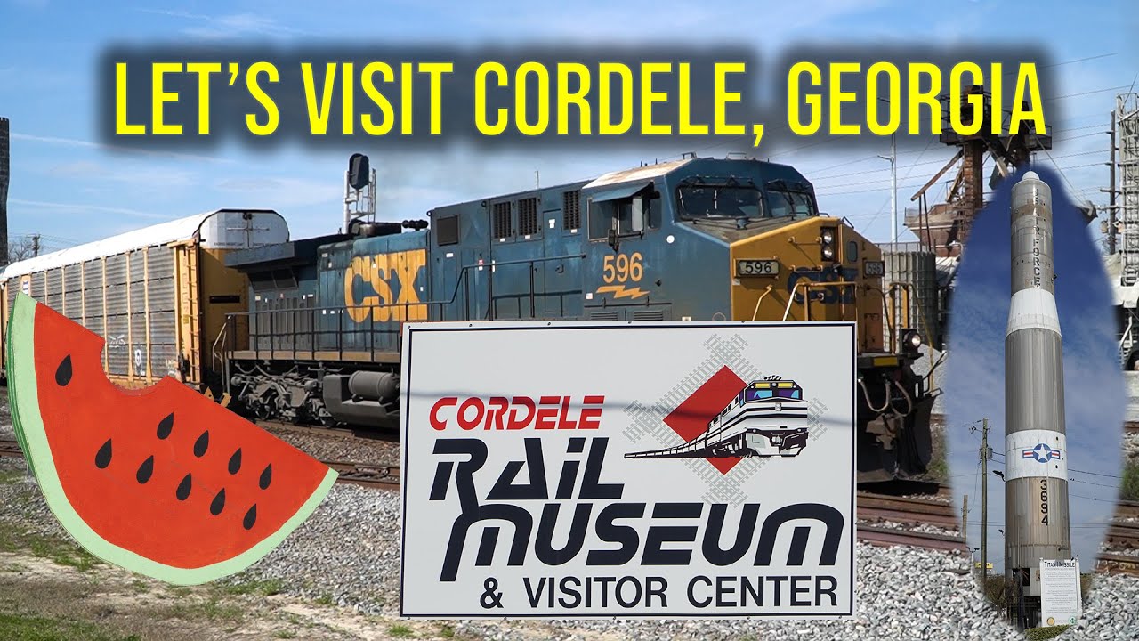 Cordele, Georgia. A great place for Rail Fans! - YouTube