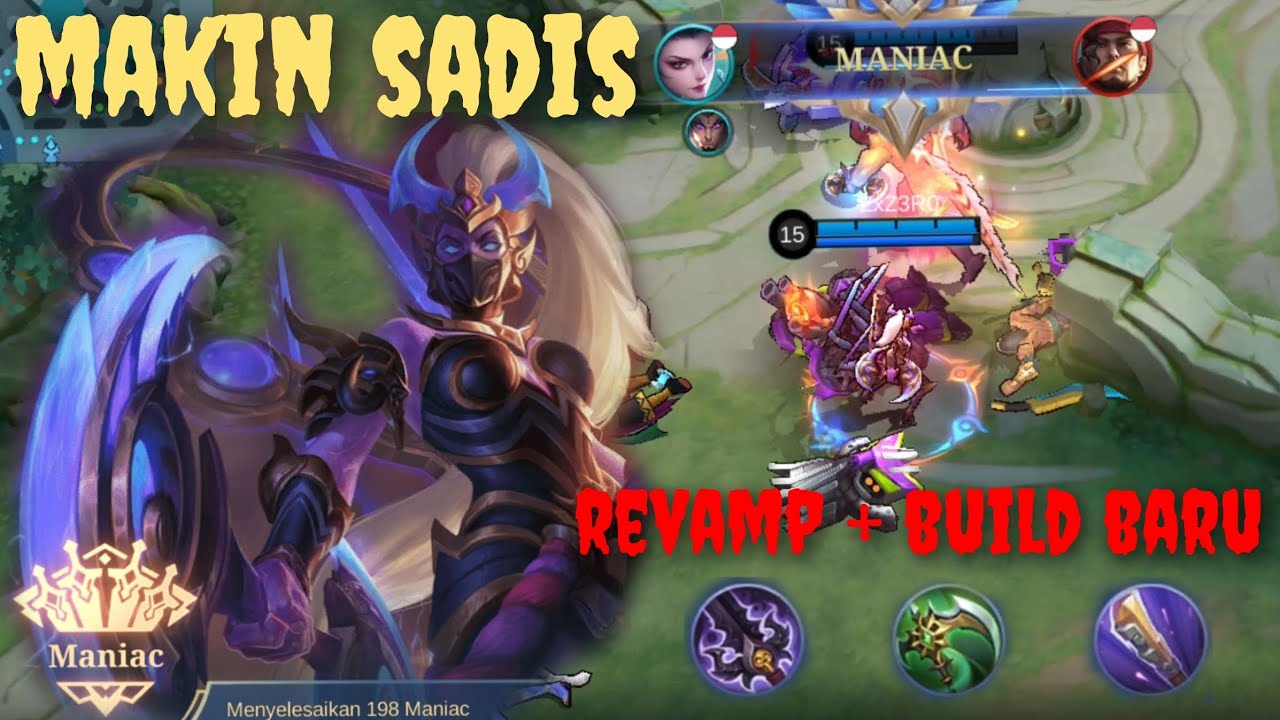 Gameplay Hanabi Revamp MANIAC "Build MM attack speed" Tutor Hanabi ...