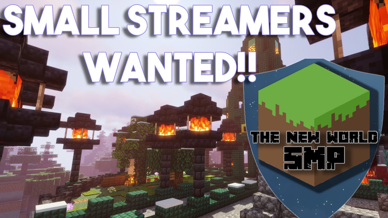 SMALL STREAMERS WANTED!!-The New World SMP Trailer - YouTube