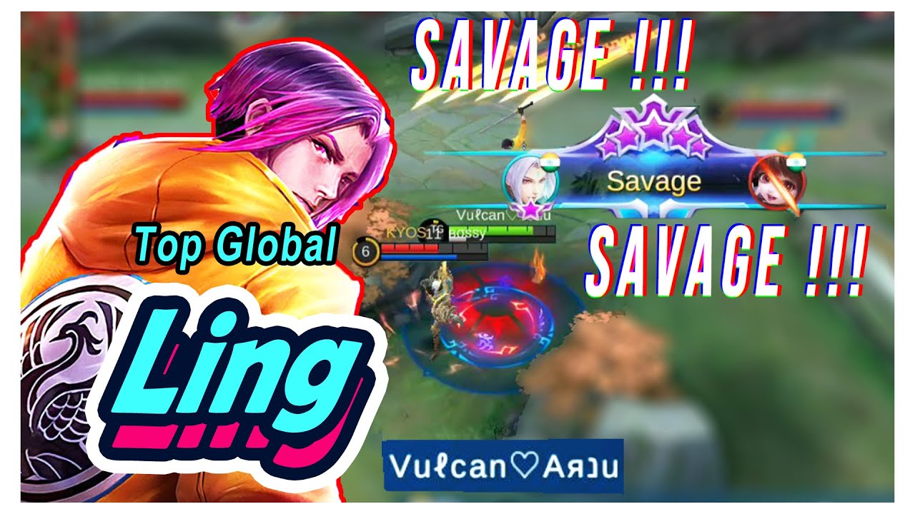 SAVAGE !!! GAMEPLAY dan BUILD Ling TERBARU SKIN STARLIGHT STREET PUNK ...