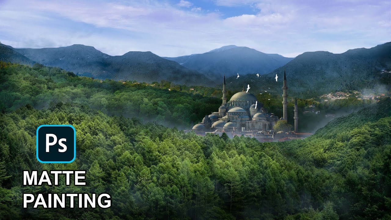 Advanced Matte Painting in Photoshop: Tips and Tricks - YouTube