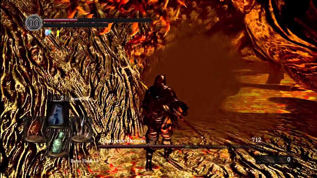 Dark Souls boss: Centipede Demon - YouTube
