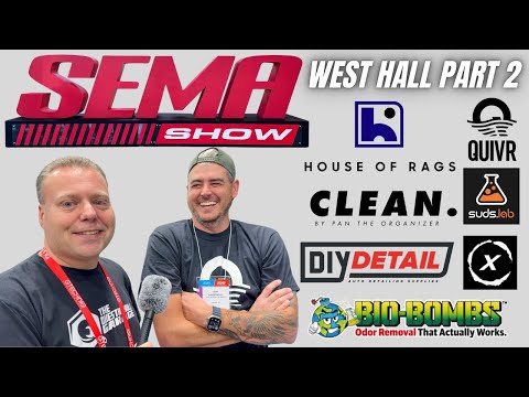 SEMA 2025 West Hall Part 2 | So Much Car Detailing Content Here!