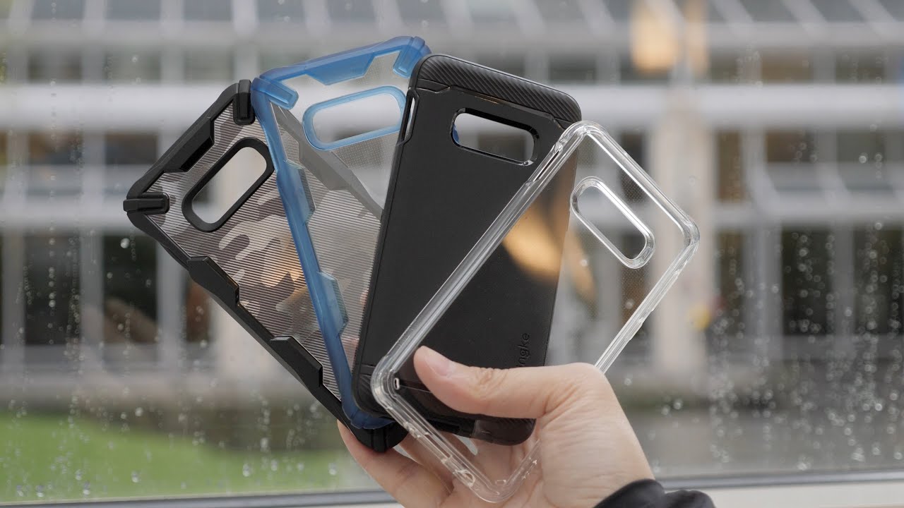 Samsung S10e Ringke Cases Review (Screen Protector + Drop Test) - YouTube