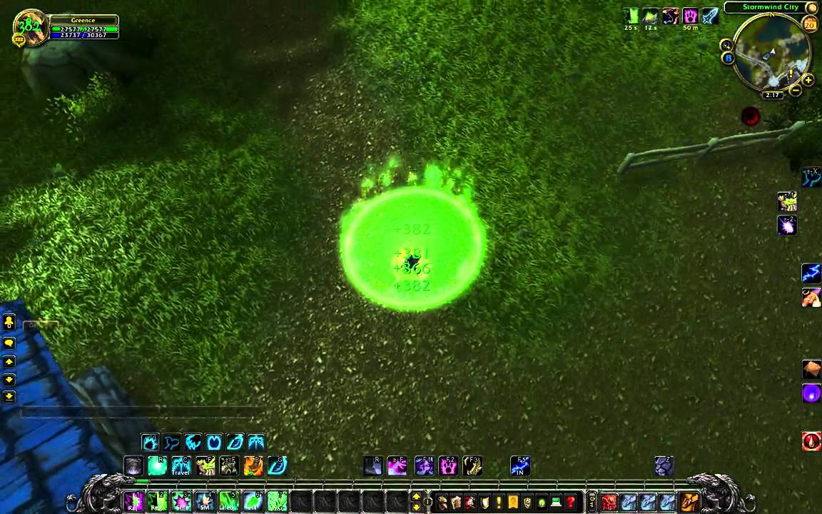 Resto druid Efflorescence animation - Wow Cataclysm beta - YouTube