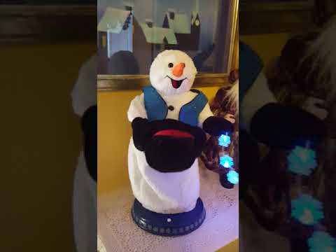Frosty the Snowman Animated Figure - YouTube