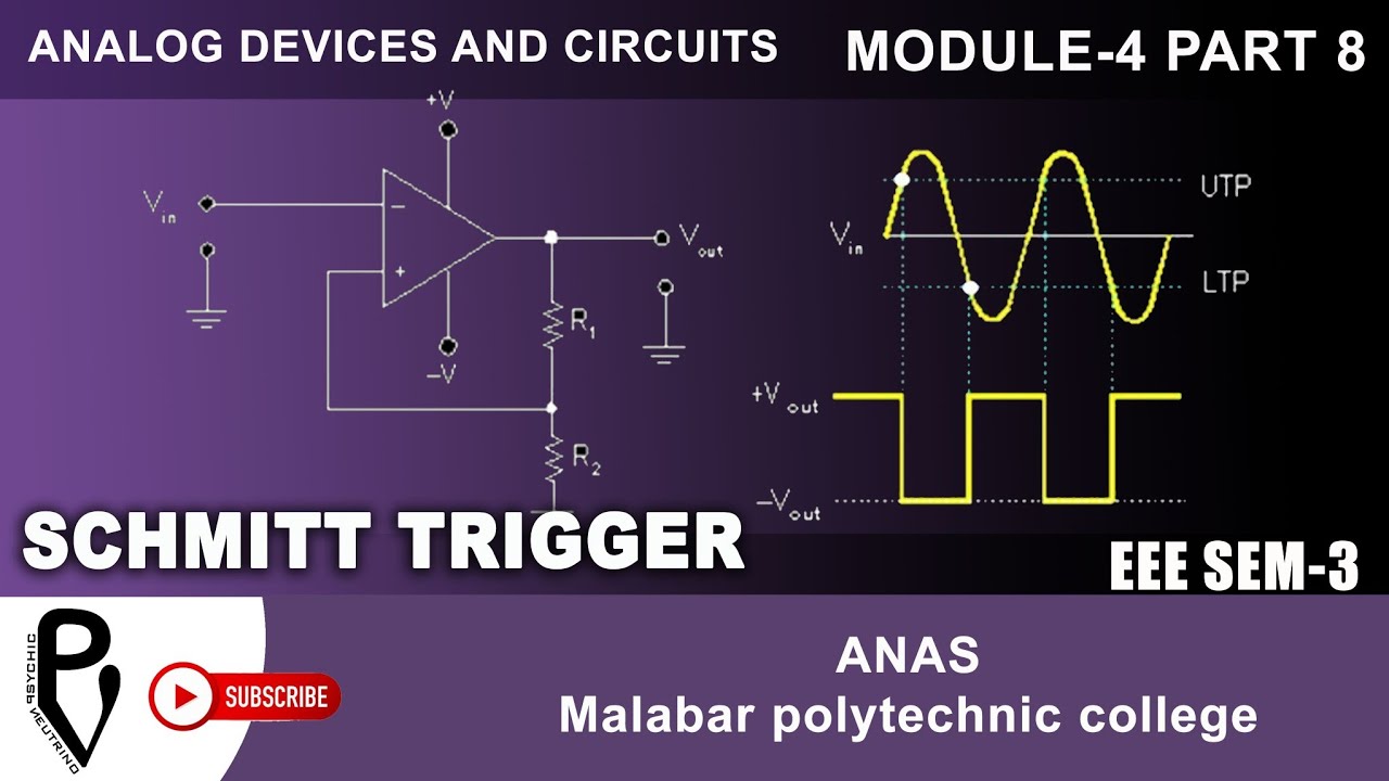 Schmitt Trigger | ADC Module 4 | PART 8 | EE SEM3 - YouTube