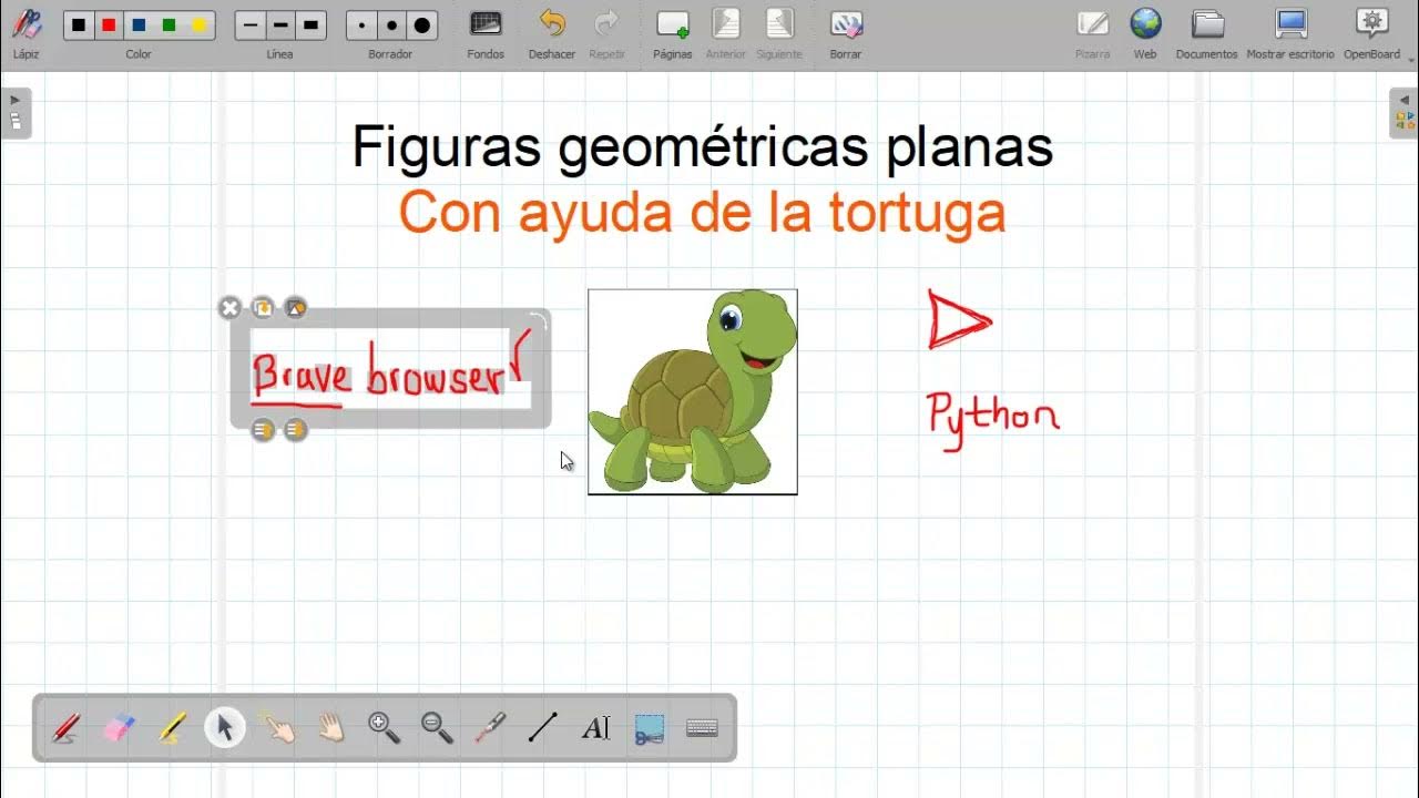 Creando figuras geométricas con la tortuga de Python (módulo turtle ...