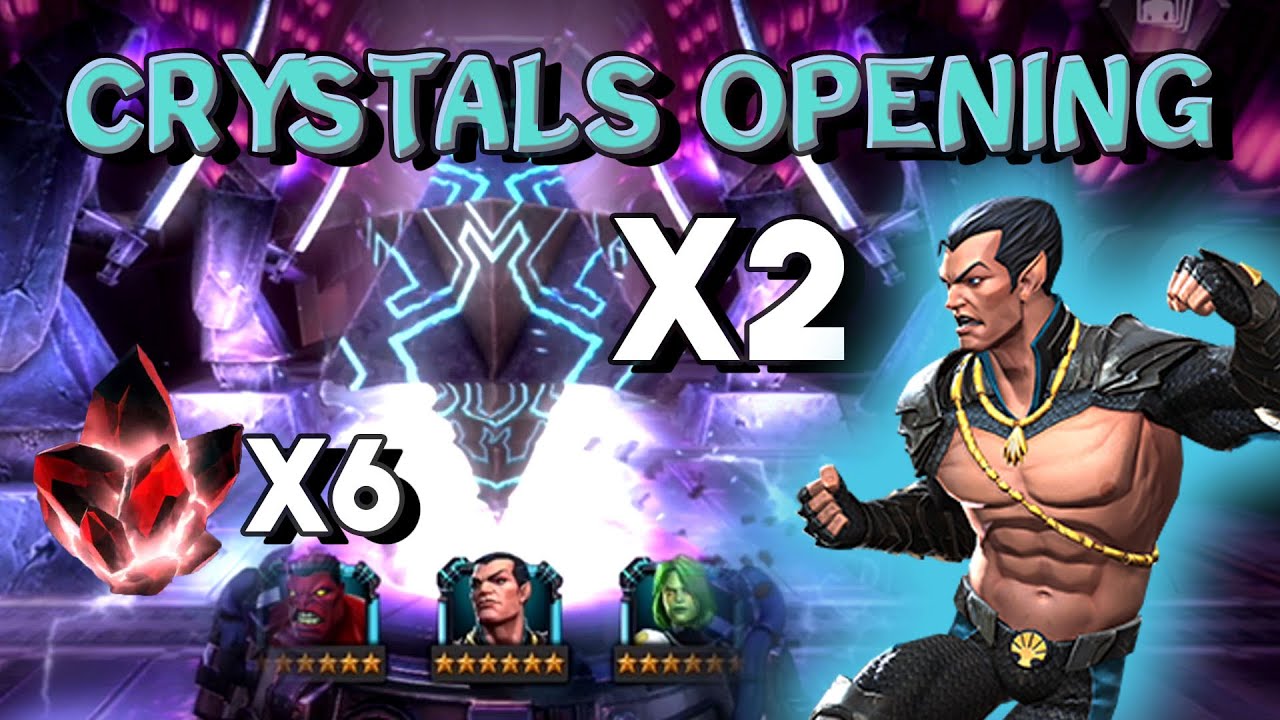 Marvel Contest Of Champions(MCOC) Massive 6 Star Crystal Opening, 5 ...