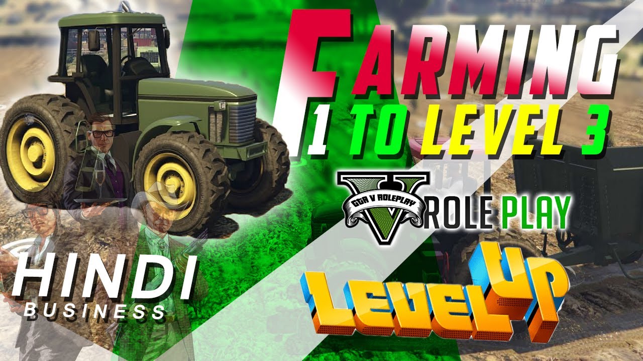 GTA 5 Rp Farming How to Job 1 To Level Up 2 - YouTube