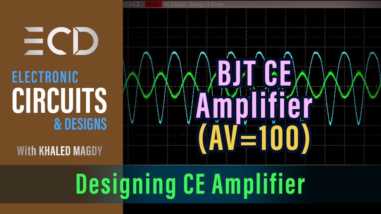 Designing Common Emitter Amplifier | ECD - YouTube