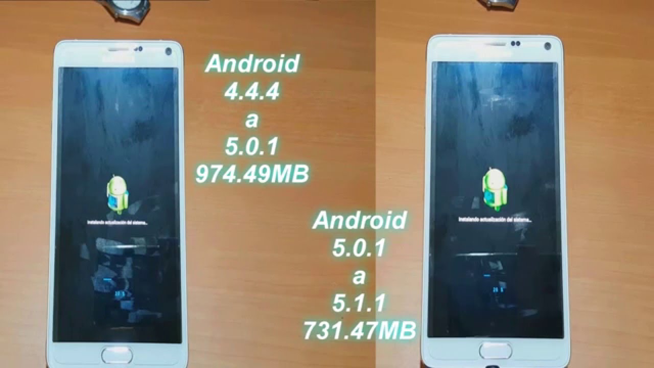 ACTUALIZAR SOFTWARE DEL SAMSUNG GALAXY NOTE 4 DE ANDROID 4.4.4 a 5.1.1 ...