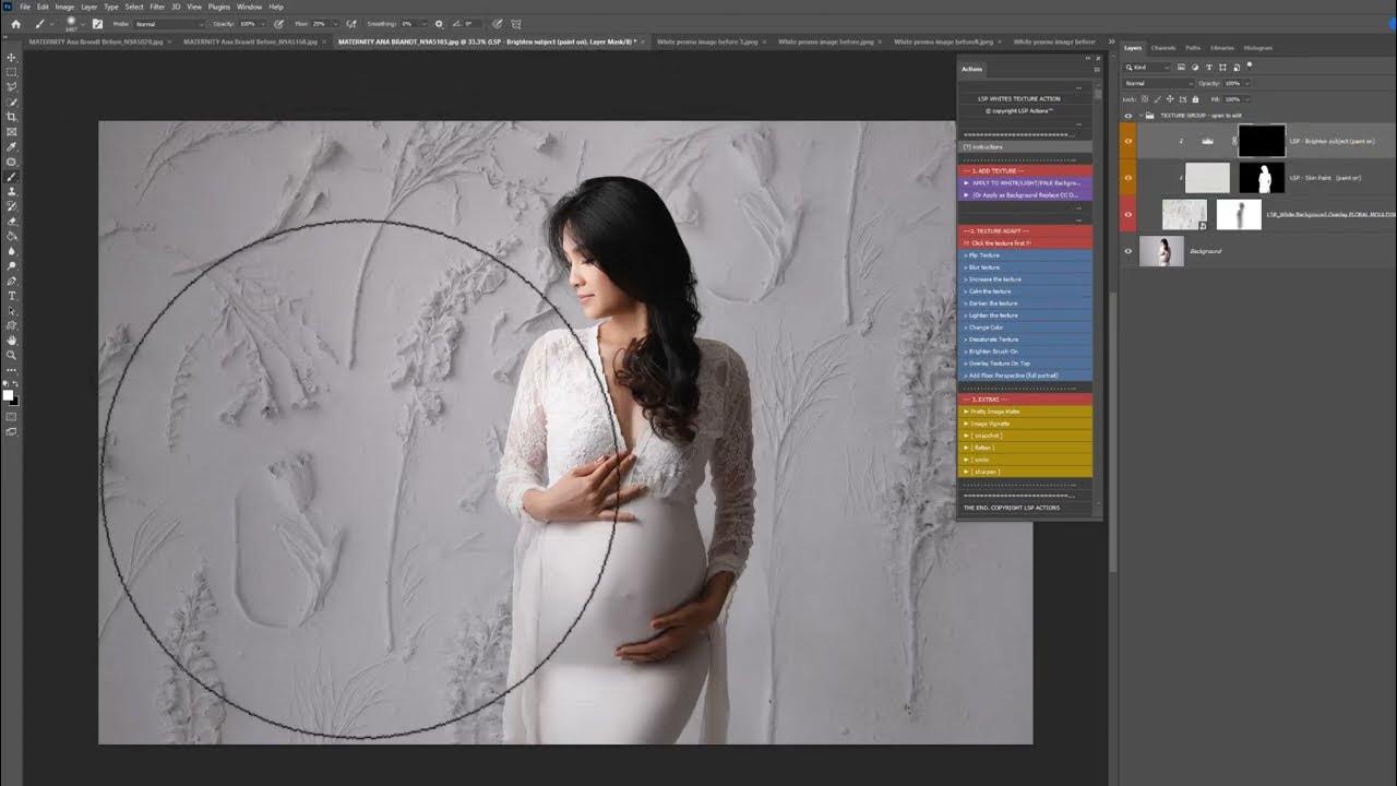 Adding texture to white background in Photoshop VIDEO 3 - YouTube