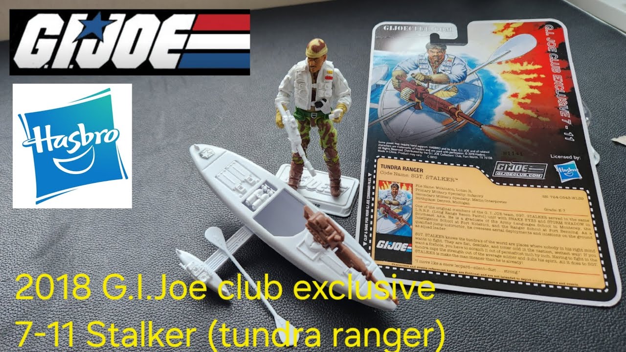 2018 G.I.Joe club exclusive 7-11 Stalker (tundra ranger) - YouTube