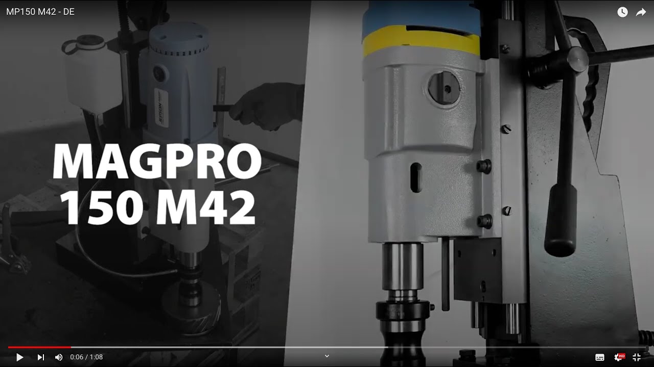 De KRACHTIGSTE Magneetkernboormachine: De MagPro 150 M42 - Prime Line ...