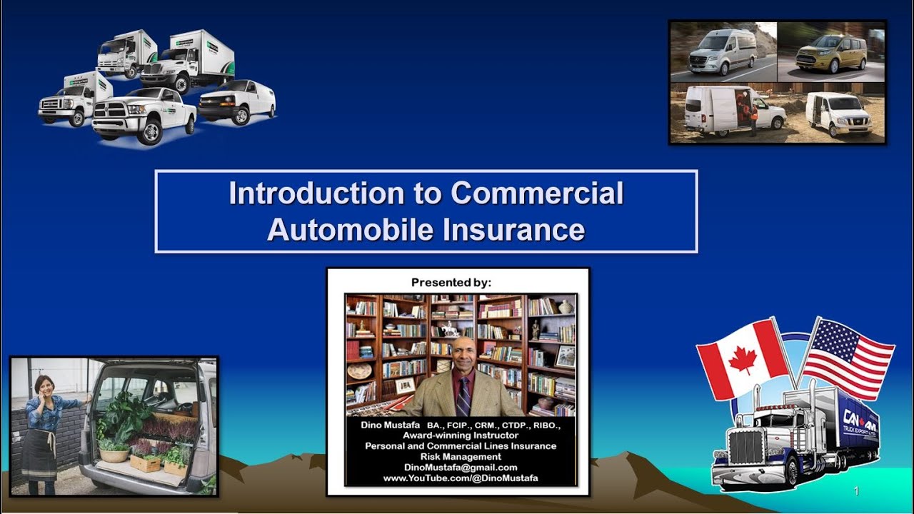 Introduction to Commercial Automobile Insurance - YouTube