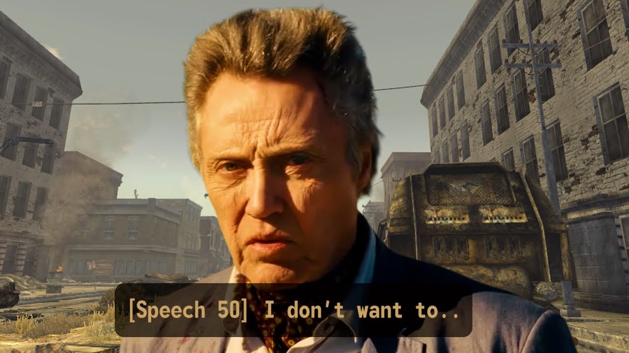 Hitting all the [Speech] checks in Fallout. - YouTube