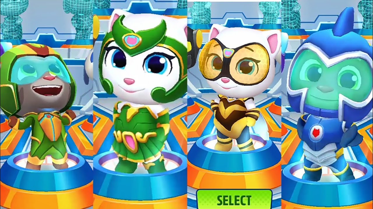 Tom Hero Dash Character outfit Change😍😘🔥Tom Hero mod apk - YouTube