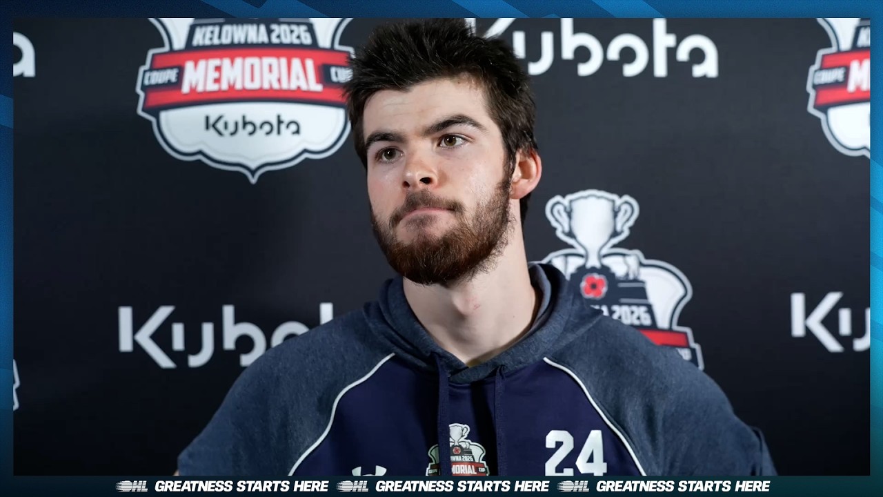 2026 Memorial Cup Game 5 Post-Game Media: Jack Pridham - YouTube