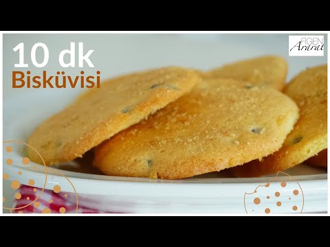 10 dk bisküvisi/kolay kurabiye tarifleri/Figen Ararat