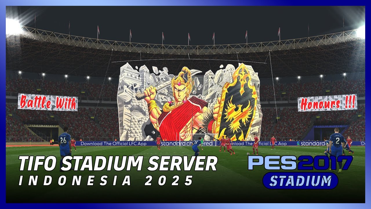 PES 2017 | New Tifo Timnas Indonesia for Stadium Server - YouTube
