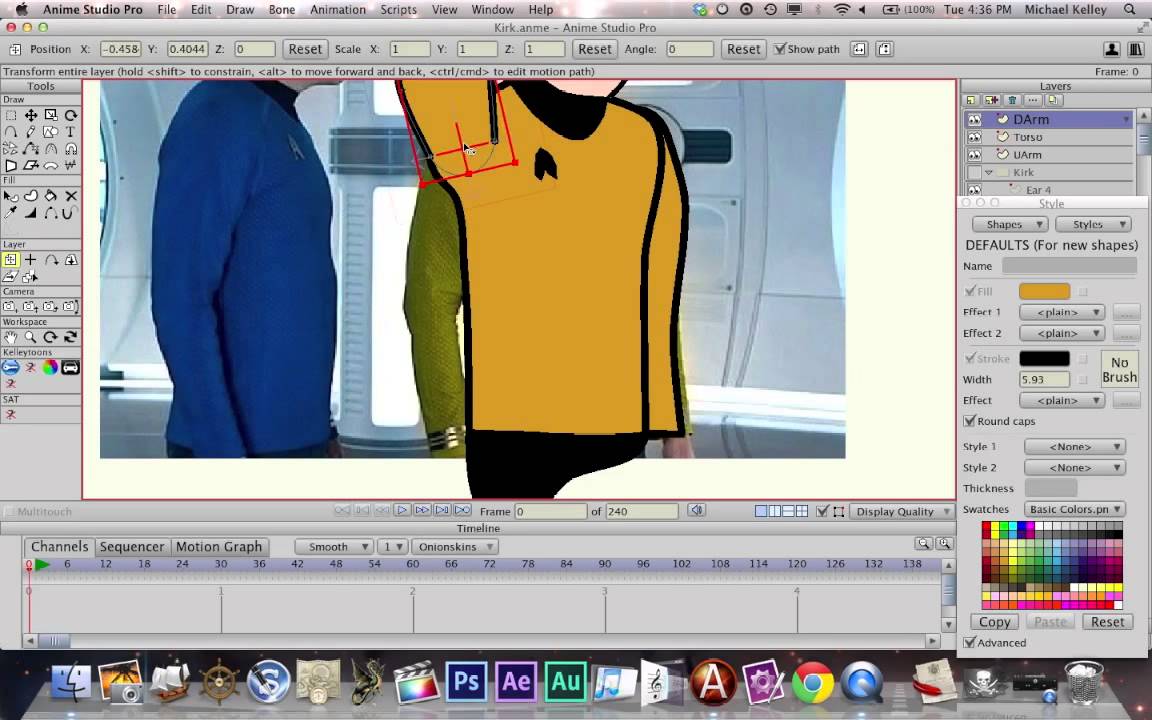 Character Creation in Anime Studio - YouTube