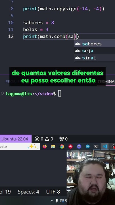 Análise Combinatória Em Python Programaçãopython Aprenderpython Cienciadedados Python Youtube