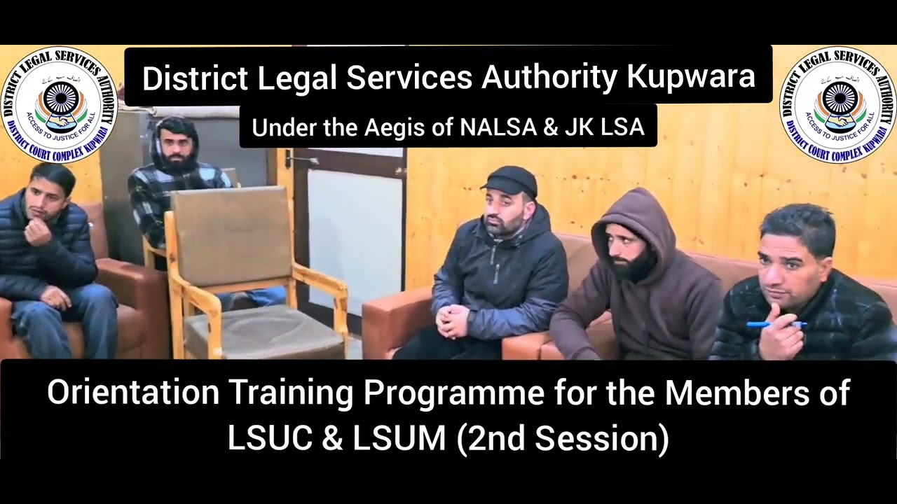 ORIENTATION/ TRAINING PROGRAMME FOR THE MEMBERS OF (LSUC) AND (LSUM ...