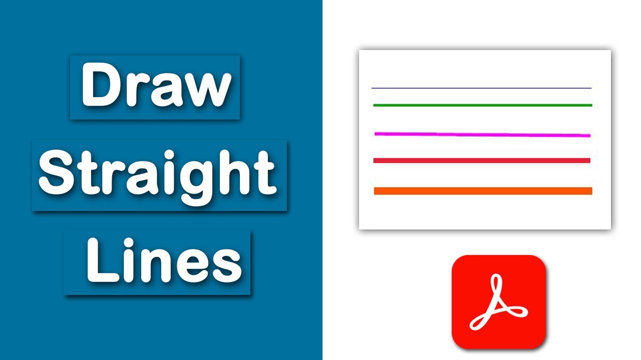 How To Draw Straight Lines In Pdf With Adobe Acrobat Pro DC YouTube