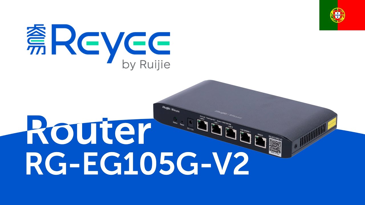 Router empresarial Reyee RG-EG105G V2 com gestão na nuvem: unboxing e ...