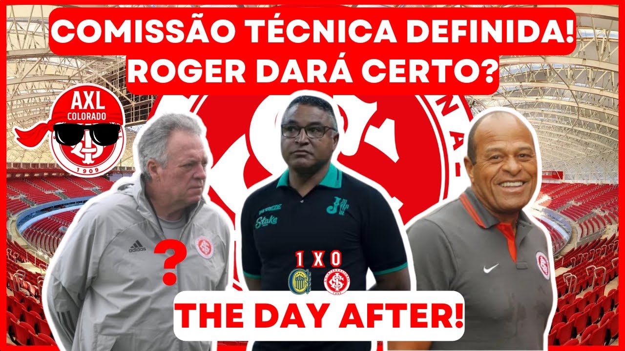 Inter: Comissão técnica definida! Roger dará certo? "The day after ...