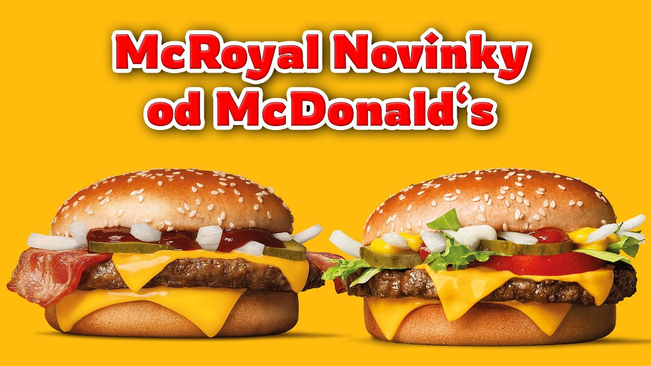 Nové McRoyal Burgery od McDonald's! - YouTube