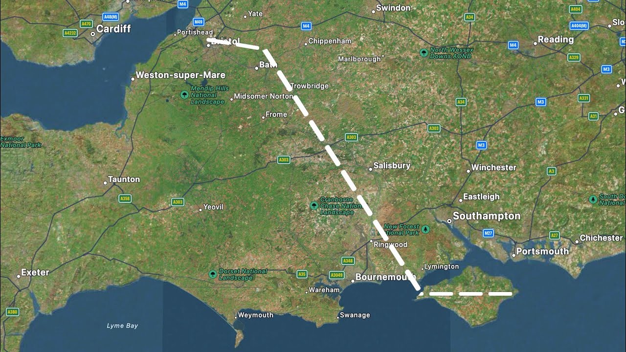 Bembridge to Bristol (EGHJ-EGGD)- 9/4/2024 - YouTube