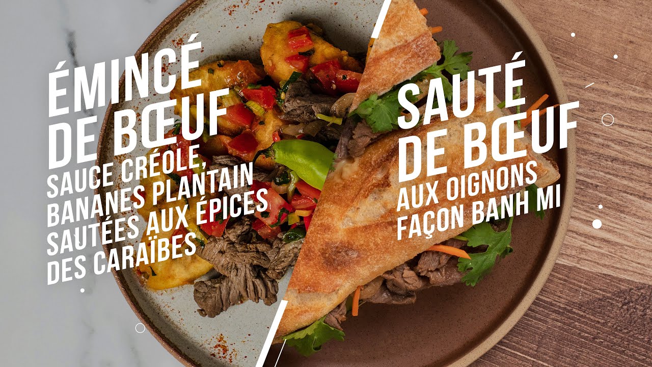 1 MORCEAU, 2 RECETTES - Le rumsteck - YouTube