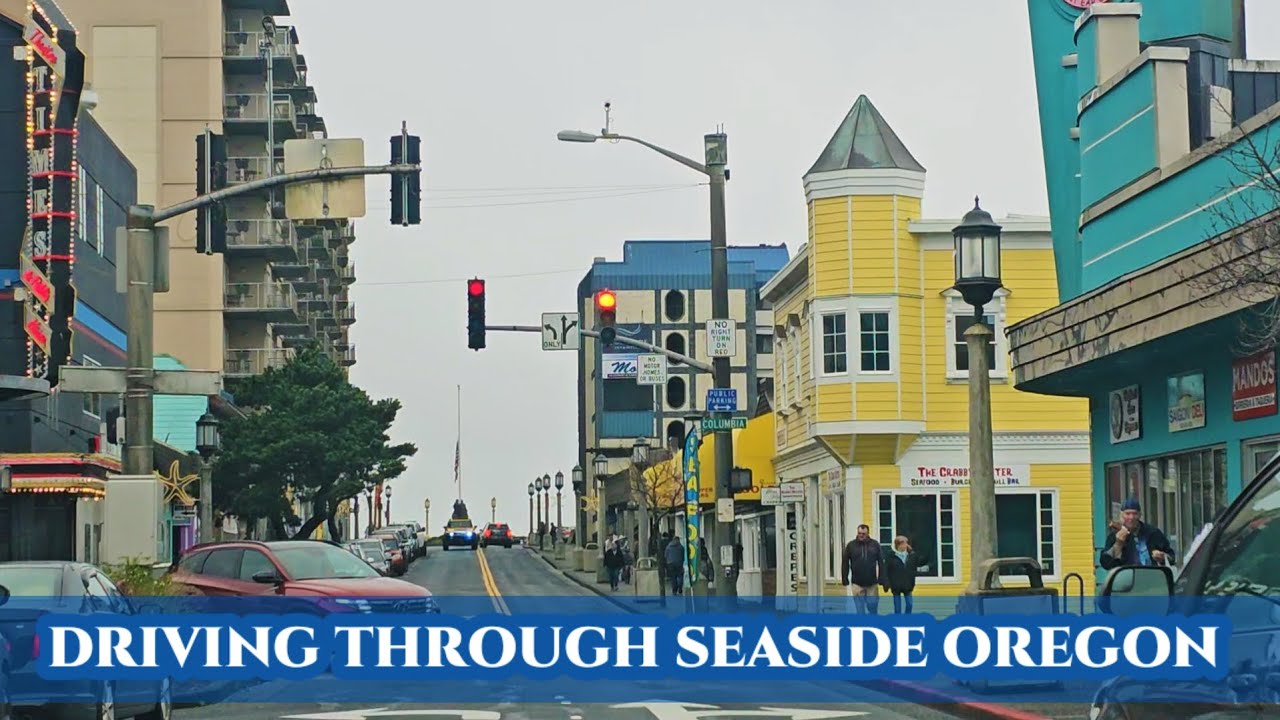 DRIVING THROUGH SEASIDE OREGON... - YouTube