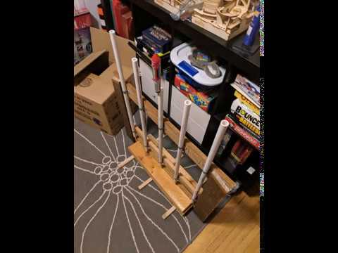 TESTING OUT MY HOMEMADE ROCKET RACK - YouTube