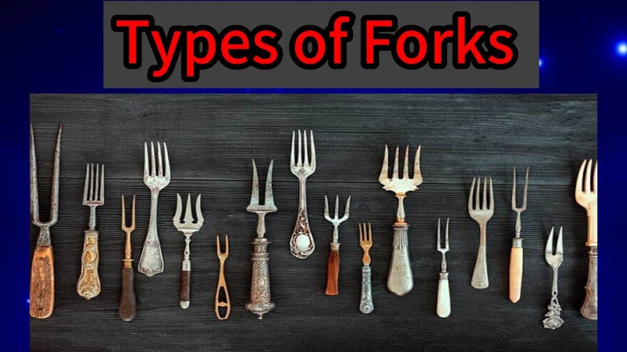 Types of Forks with Names #Snail fork #fruit fork #Dessert Fork # ...