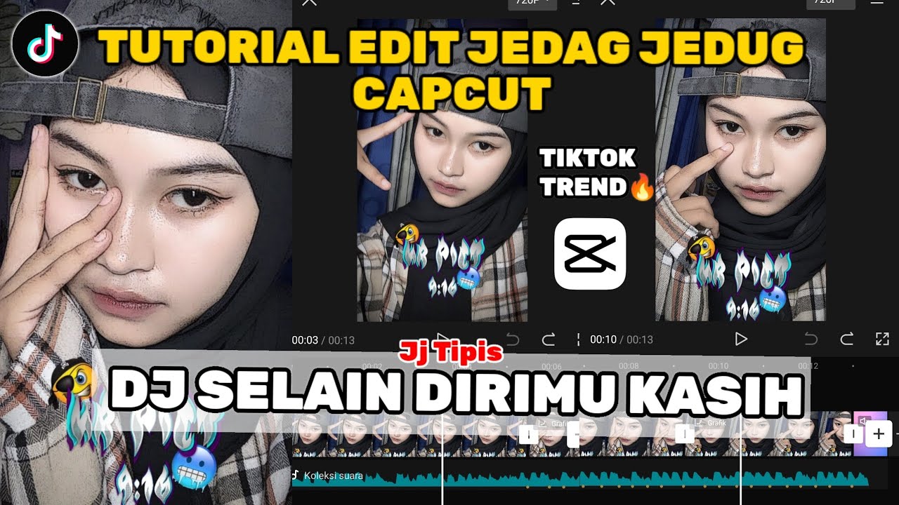 Tutorial Edit Jedag Jedug Capcut DJ SELAIN DIRIMU KASIH || Jj Tipis Template Viral - YouTube