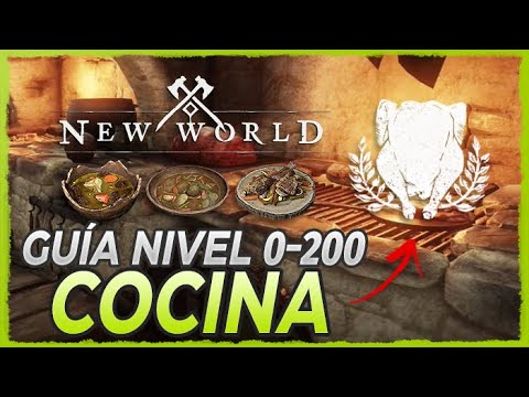 🍛 ¡LA GUÍA DEFINITIVA PARA SUBIR COCINA! NIVEL 0-200 🍛 New World Guía ...