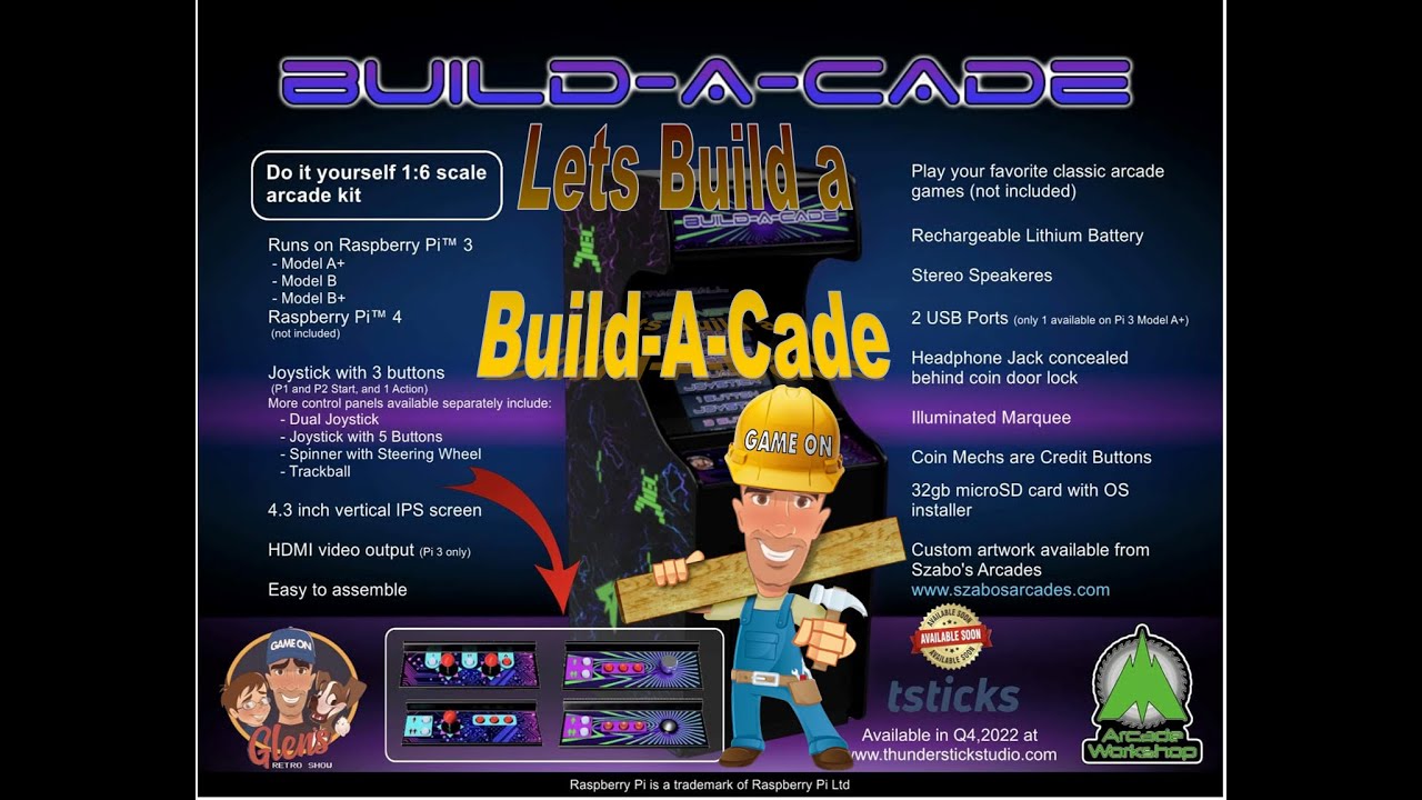 How to Assemble the GRS Build -A-Cade - YouTube