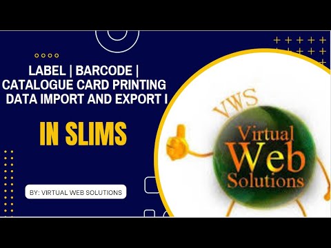 Label Printing| Barcode Printing| Catalogue Card Printing| Data Import ...
