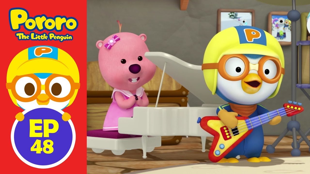 Ep48 Pororo English Episode | A Mini Concert For Harry | Animation for ...