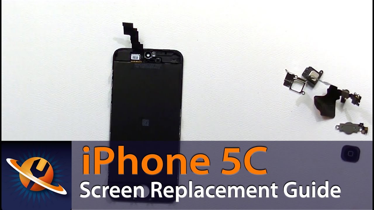 iPhone 5C Screen Repair Guide - YouTube